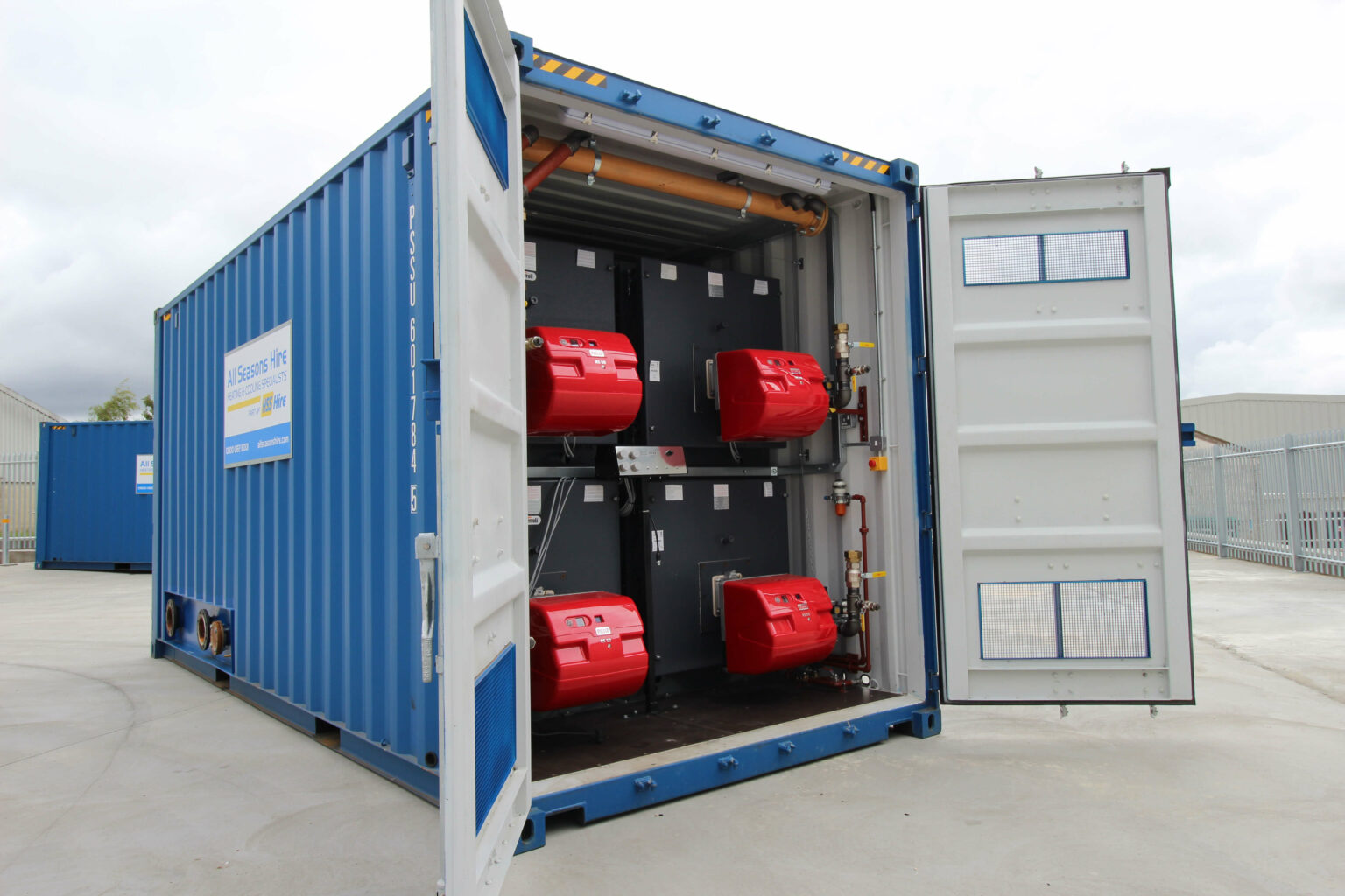 Introducing the new All Seasons Hire 2mW multiple boiler system